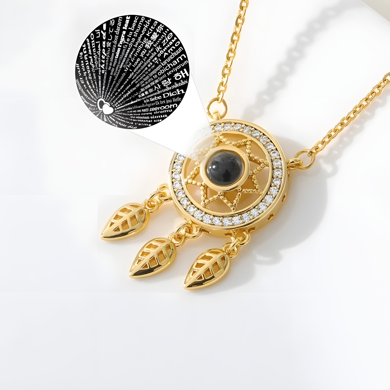 Desteyante Collar Atrapa sueños Te Amo en 100 Idiomas – Desteyo
